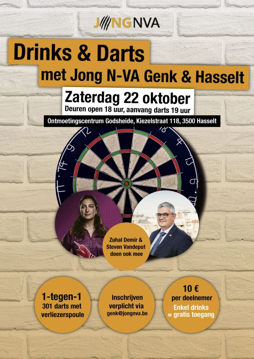 Drinks & Darts met Jong N-VA Hasselt & Genk | N-VA Hasselt Drinks & Darts met Jong N-VA Hasselt & Genk | N-VA Hasselt